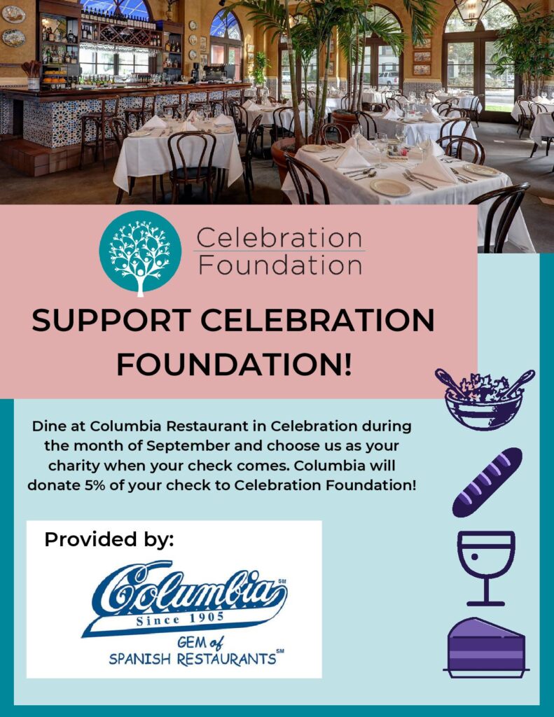 Columbia Flyer - Celebration Foundation
